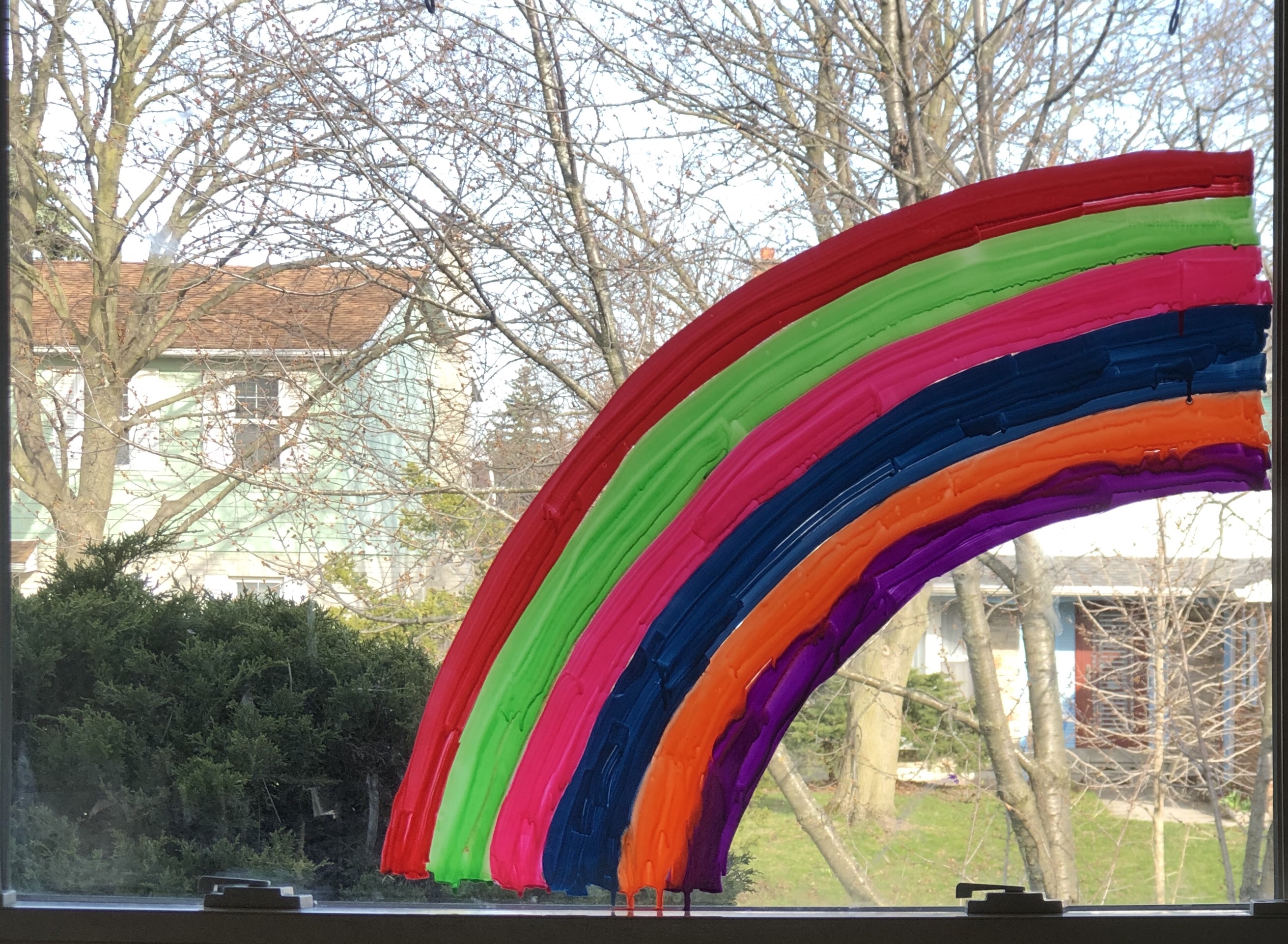 Sharing A Little Love, Hope and Cheer on Our Windows – My Life With T